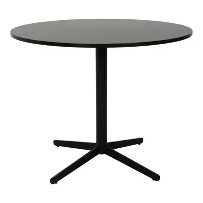 Cafébord Edsbyn Feather Svart Ø90 – Begagnat & stilrent val