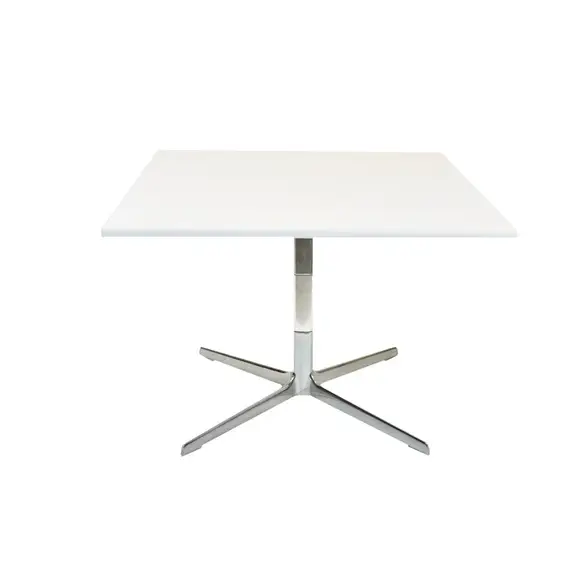 Soffbord Arper Fred 70x70 Vit/Aluminium