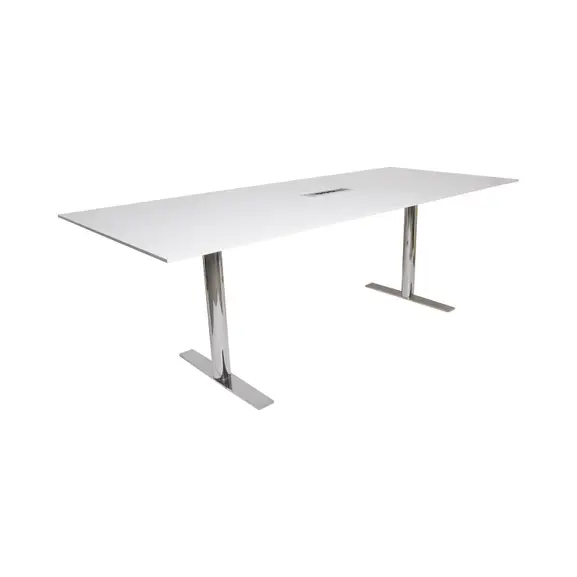 Konferensbord EKV Meeting 210x90 Vit/Krom
