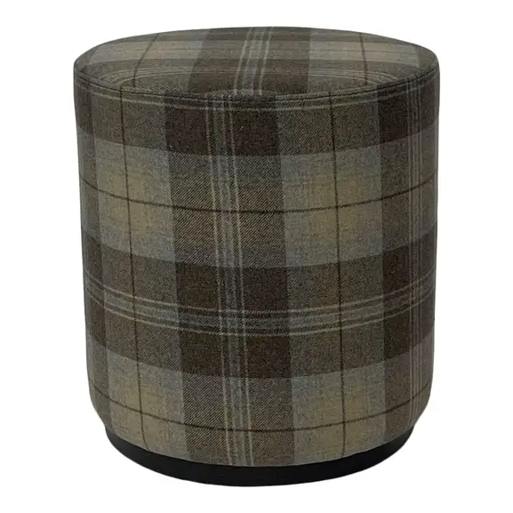 Sittpuff Interior Design Collection Grå/Brun/Mönstrad