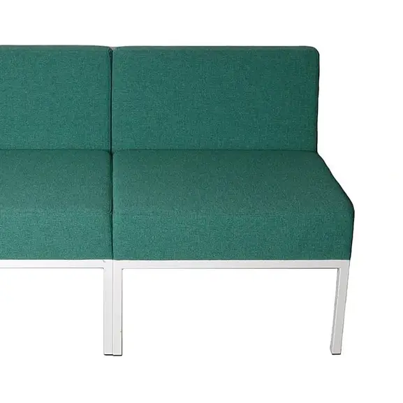 Soffa/fåtölj modul Martela Cube turkos/vit