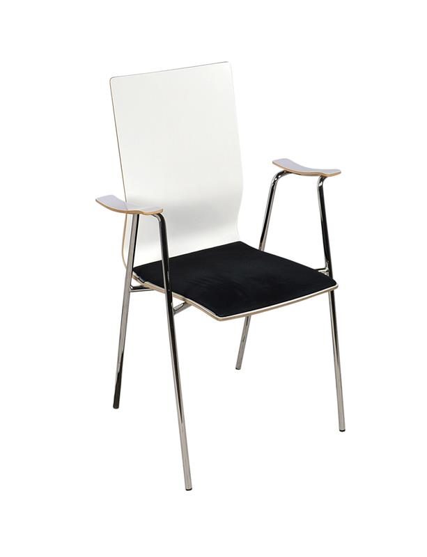 Stol Materia Adam Vit/krom