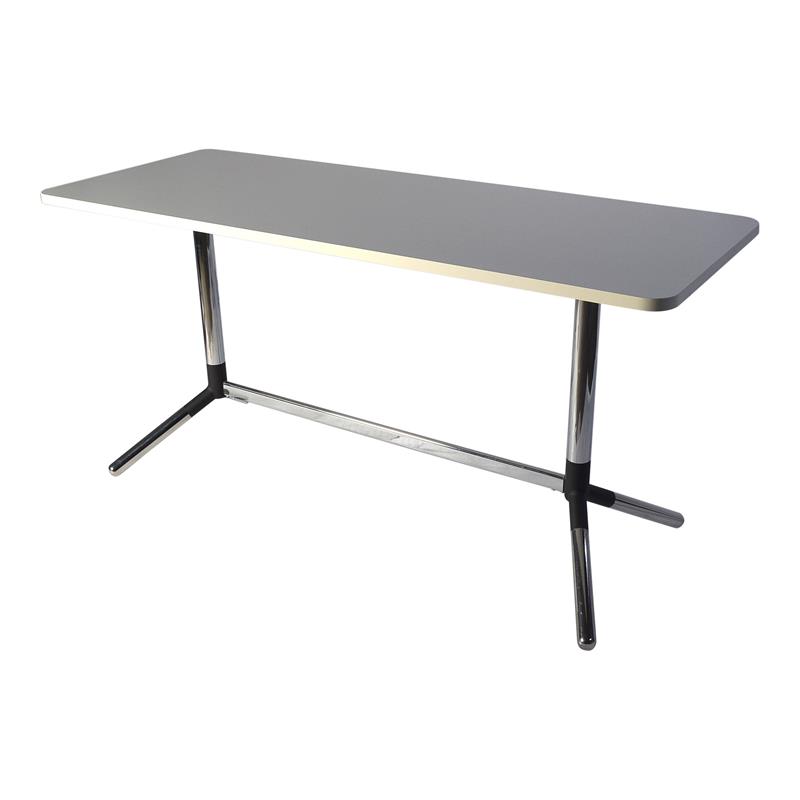 Mötesbord Materia Obi vit/krom 180x70