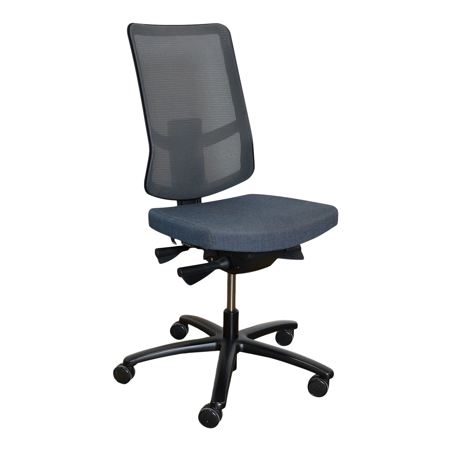 Konferensstol Martela James grå / blå / svart