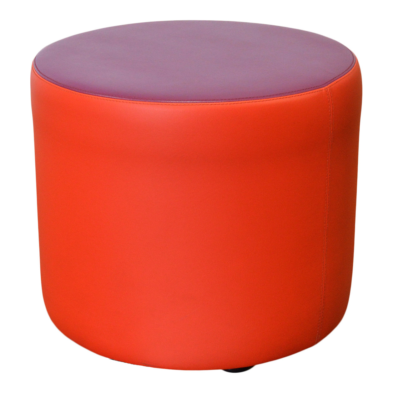 Sittpuff Johanson Design B-bitz röd / lila