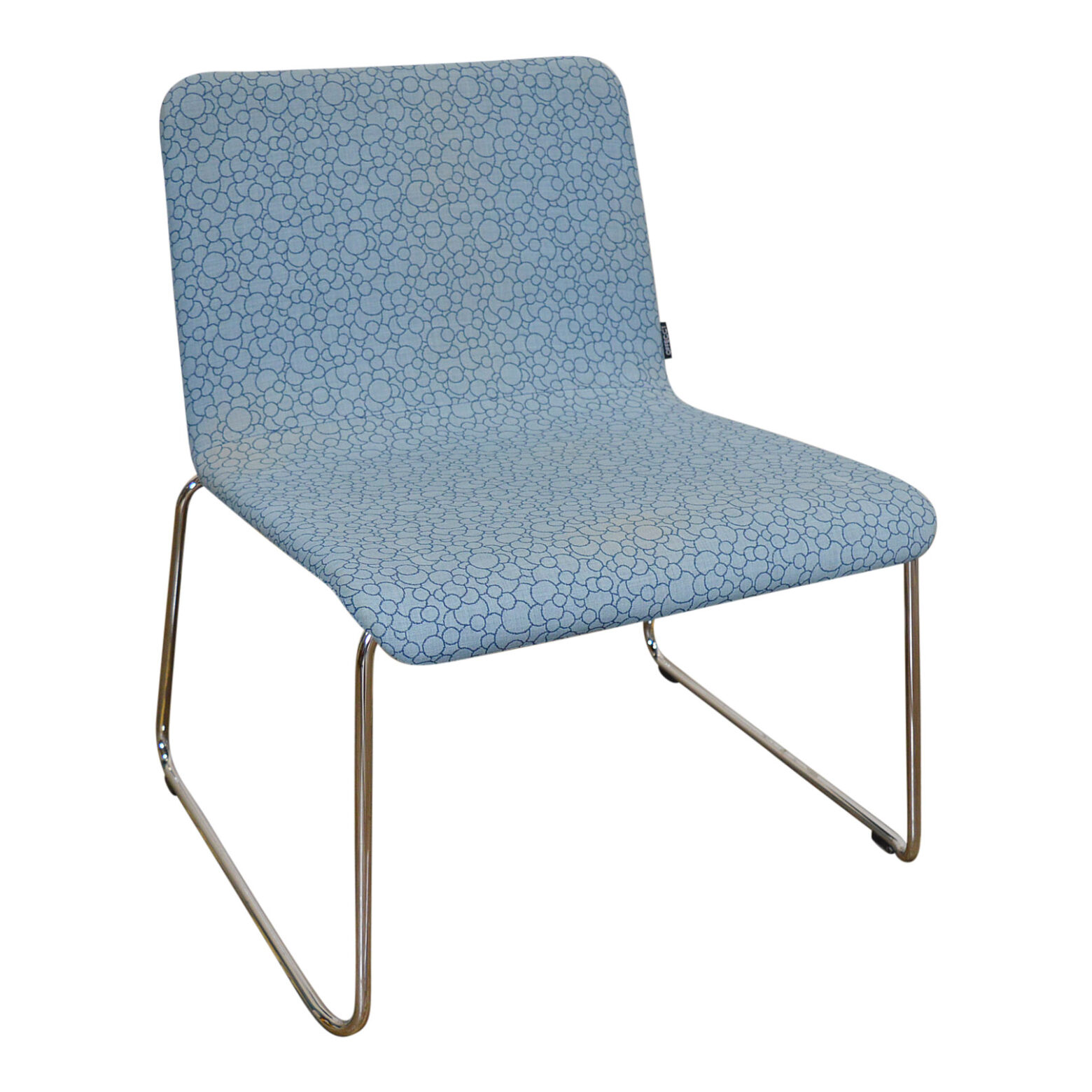 Fåtölj Offecct Mono light blå / mönstrad