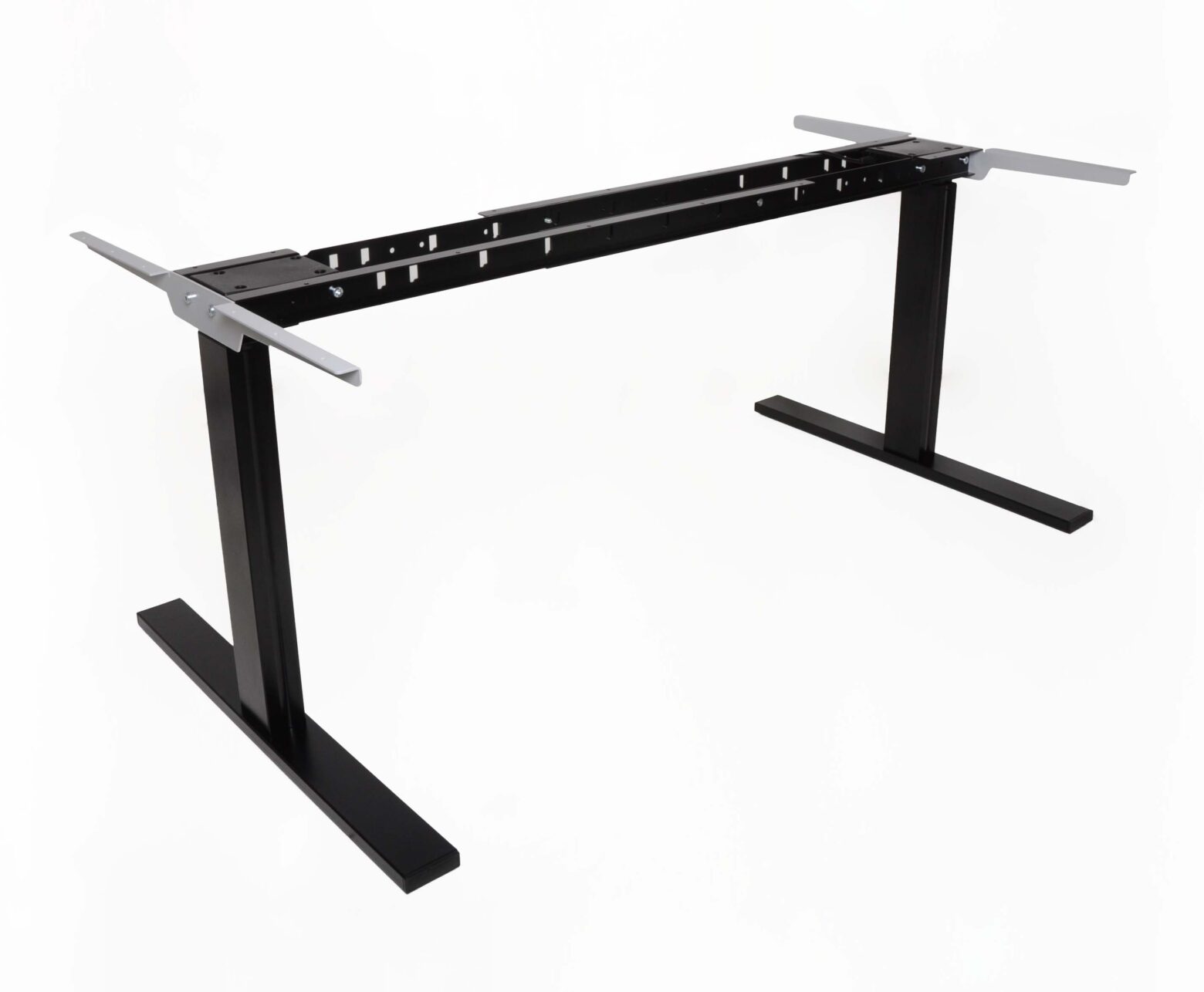 Skrivbord 2-pelare Dewert Okin Svart