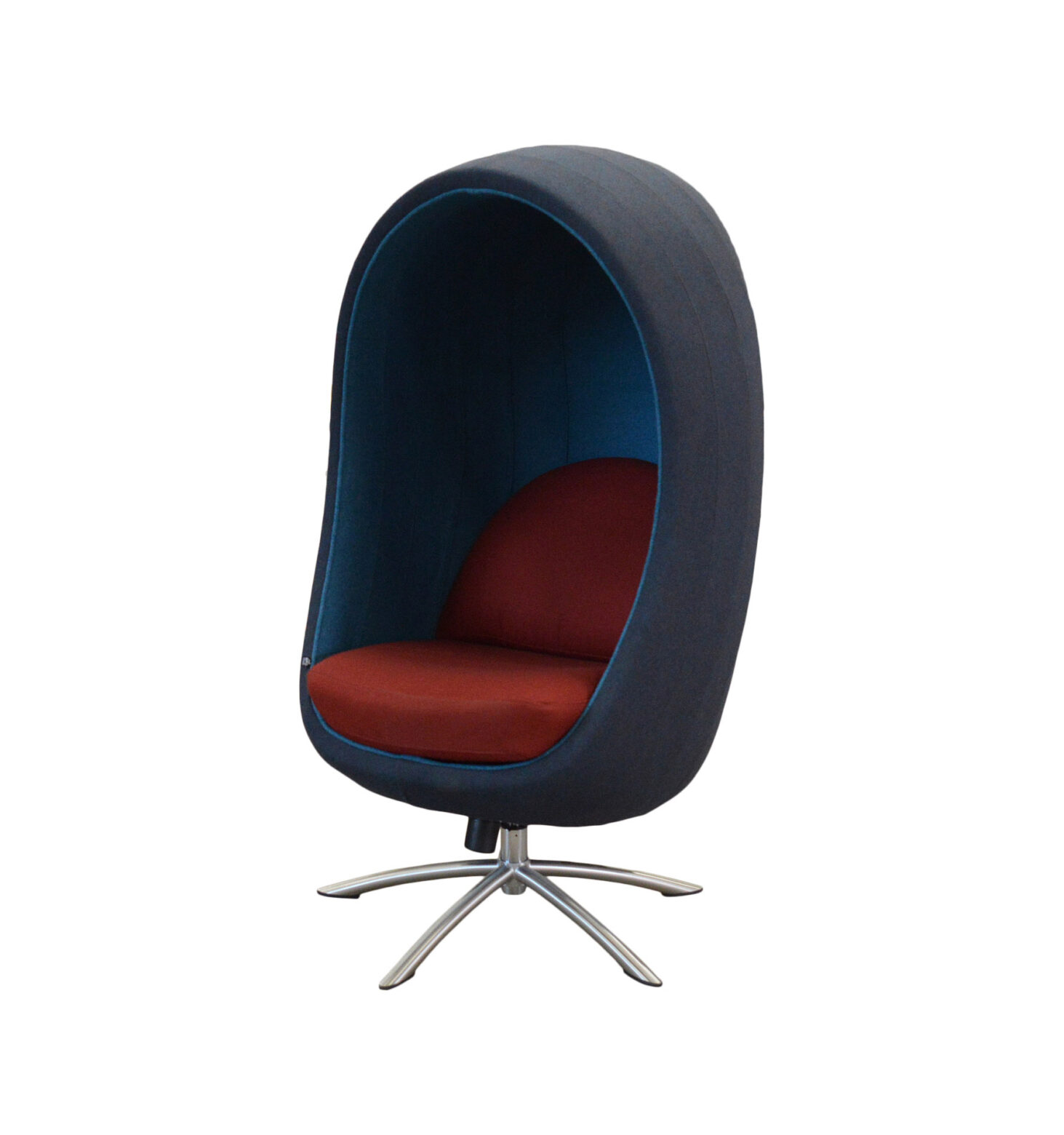 Fåtölj Strand HIVE blå / röd