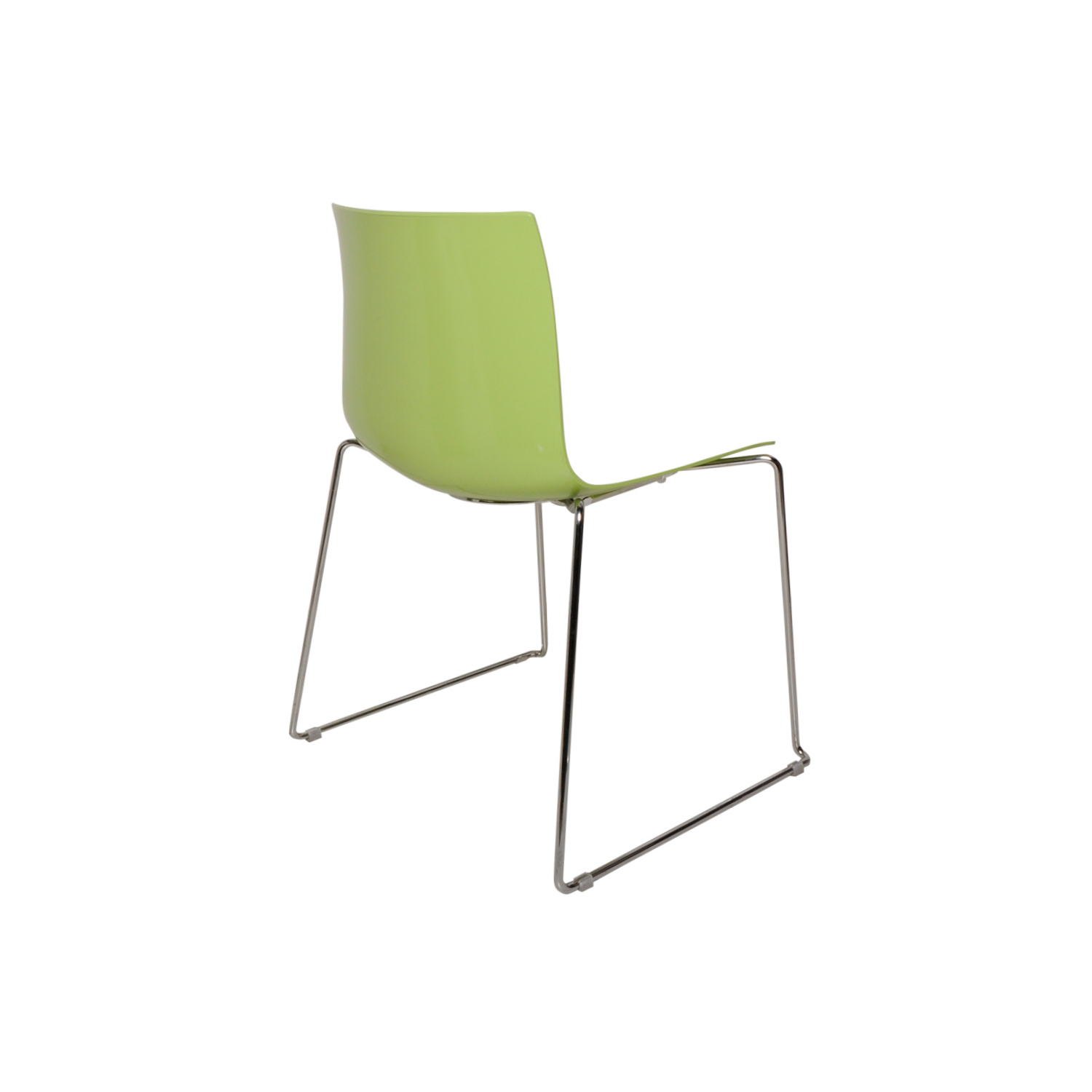 Stol Arper Catifa 46 Sled Vit/Grön - RP