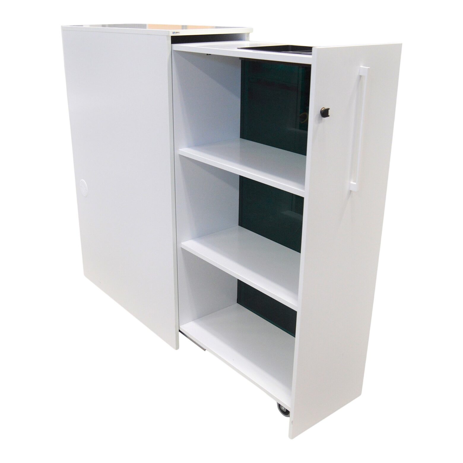 Towerförvaring Edsbyn vit / grön höger - RP