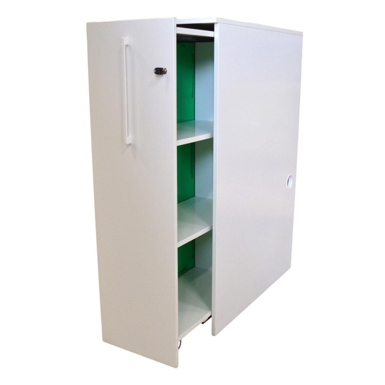 Towerförvaring Edsbyn vit / grön vänster - RP