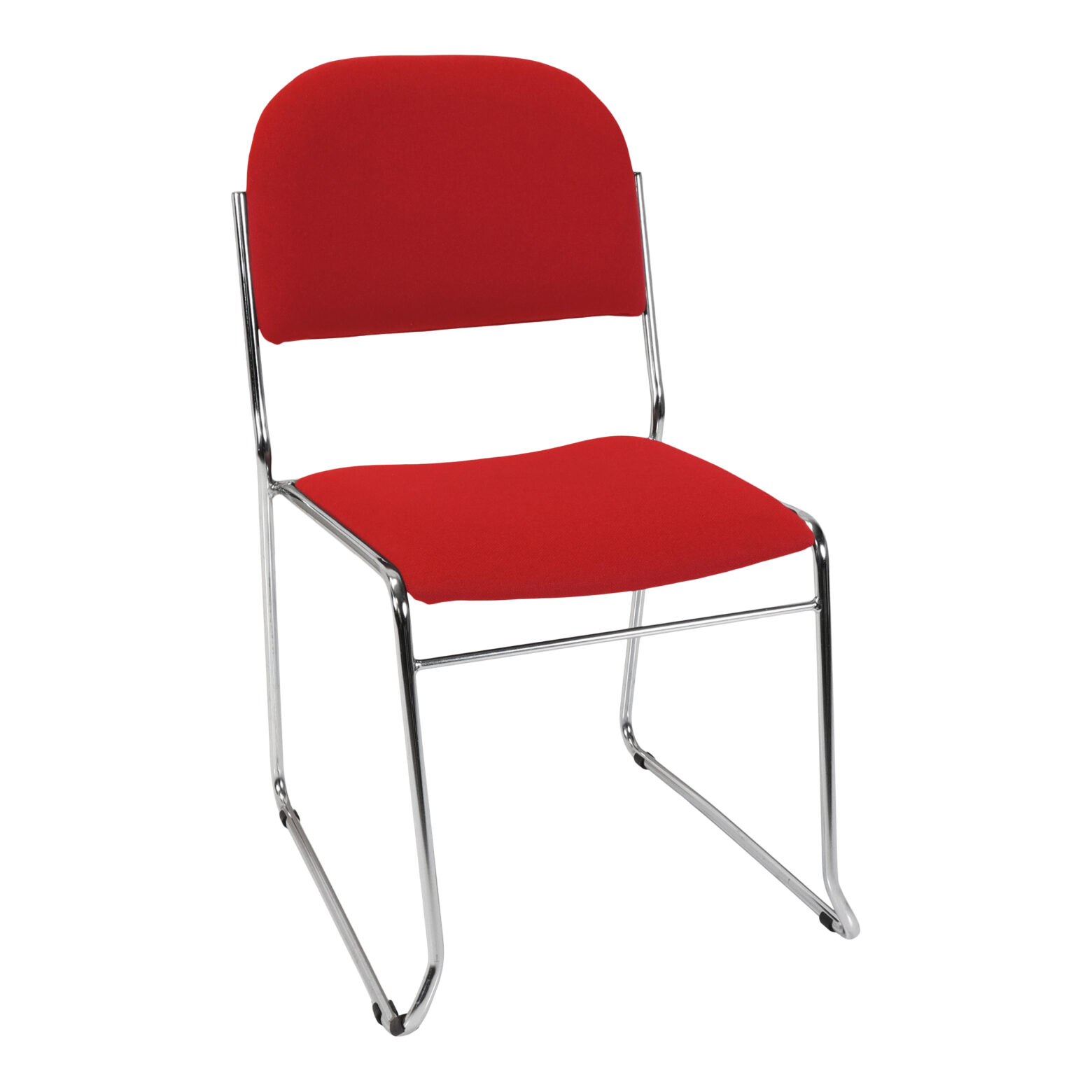 Stol Vesta Röd/Krom