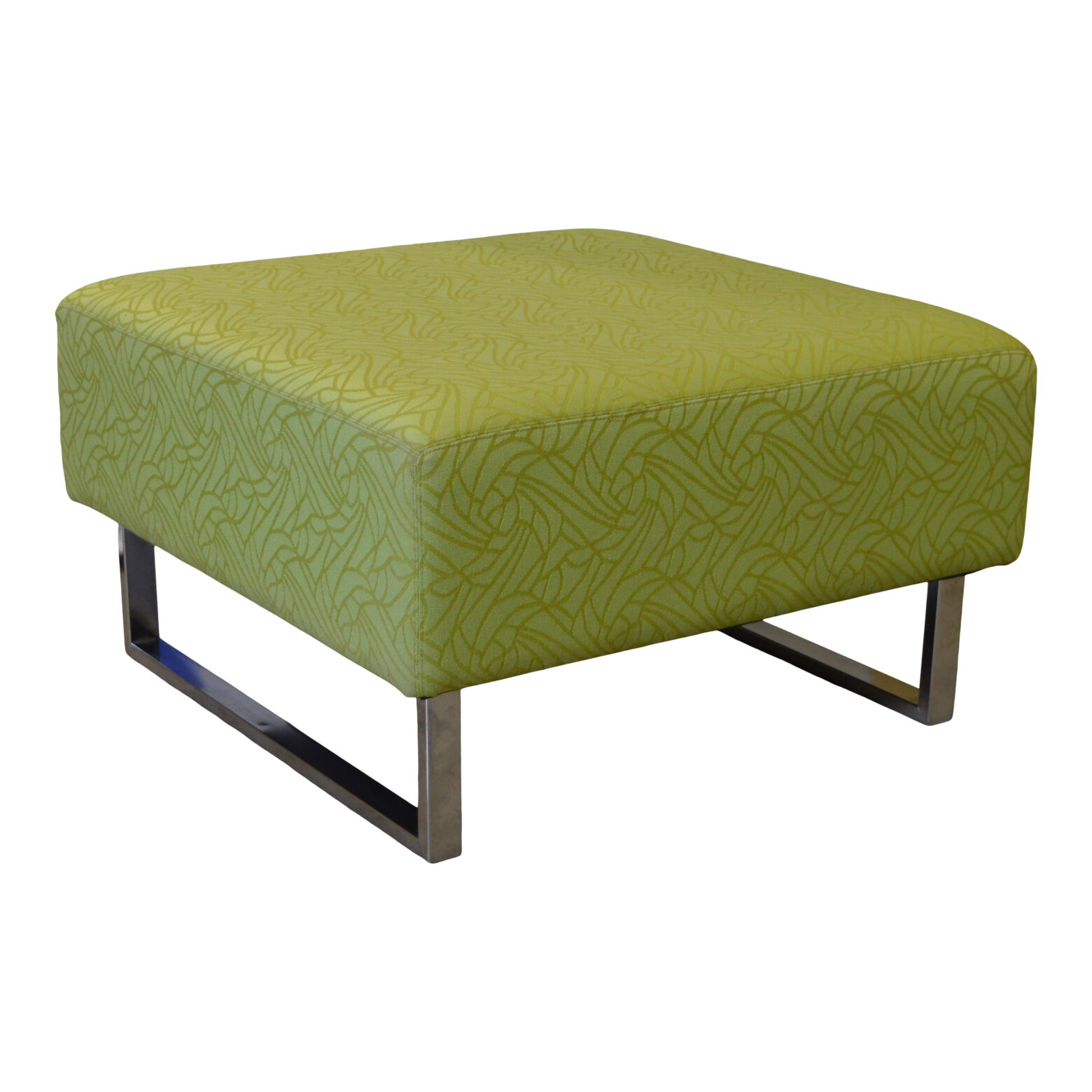 Sittpuff Johanson Design U-sit grön / mönstrad