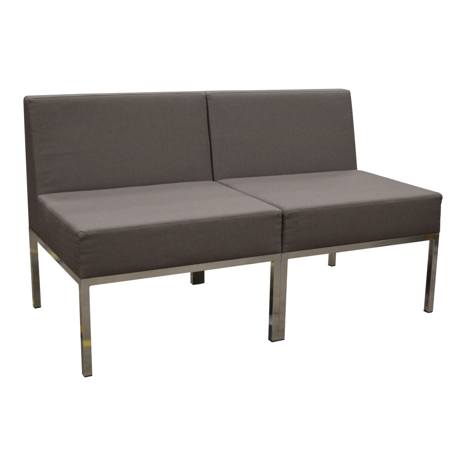 Soffa Martela Cube brun / grå / krom