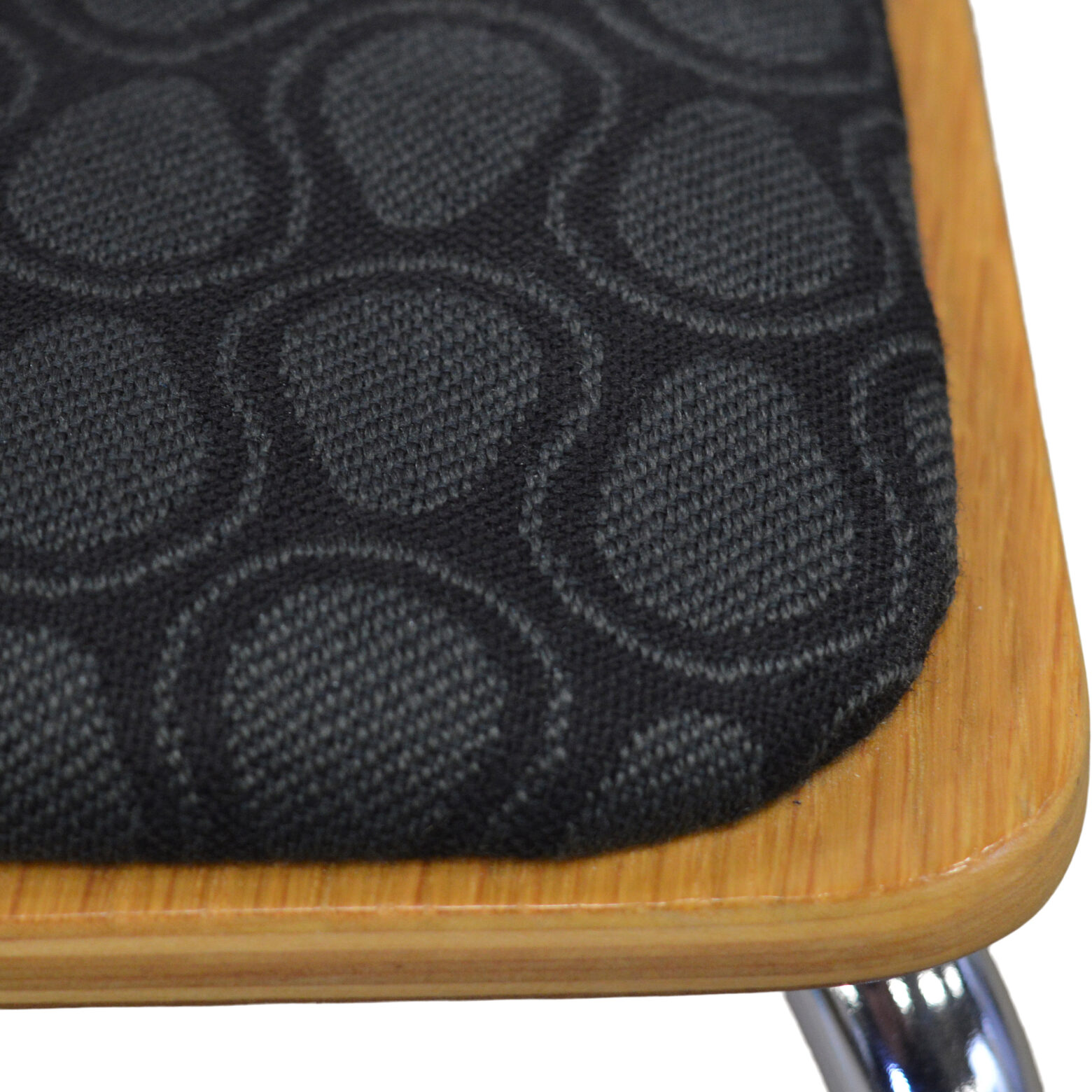 Stol Gärsnäs Bird svart / grå / ek / mönstrad - RP