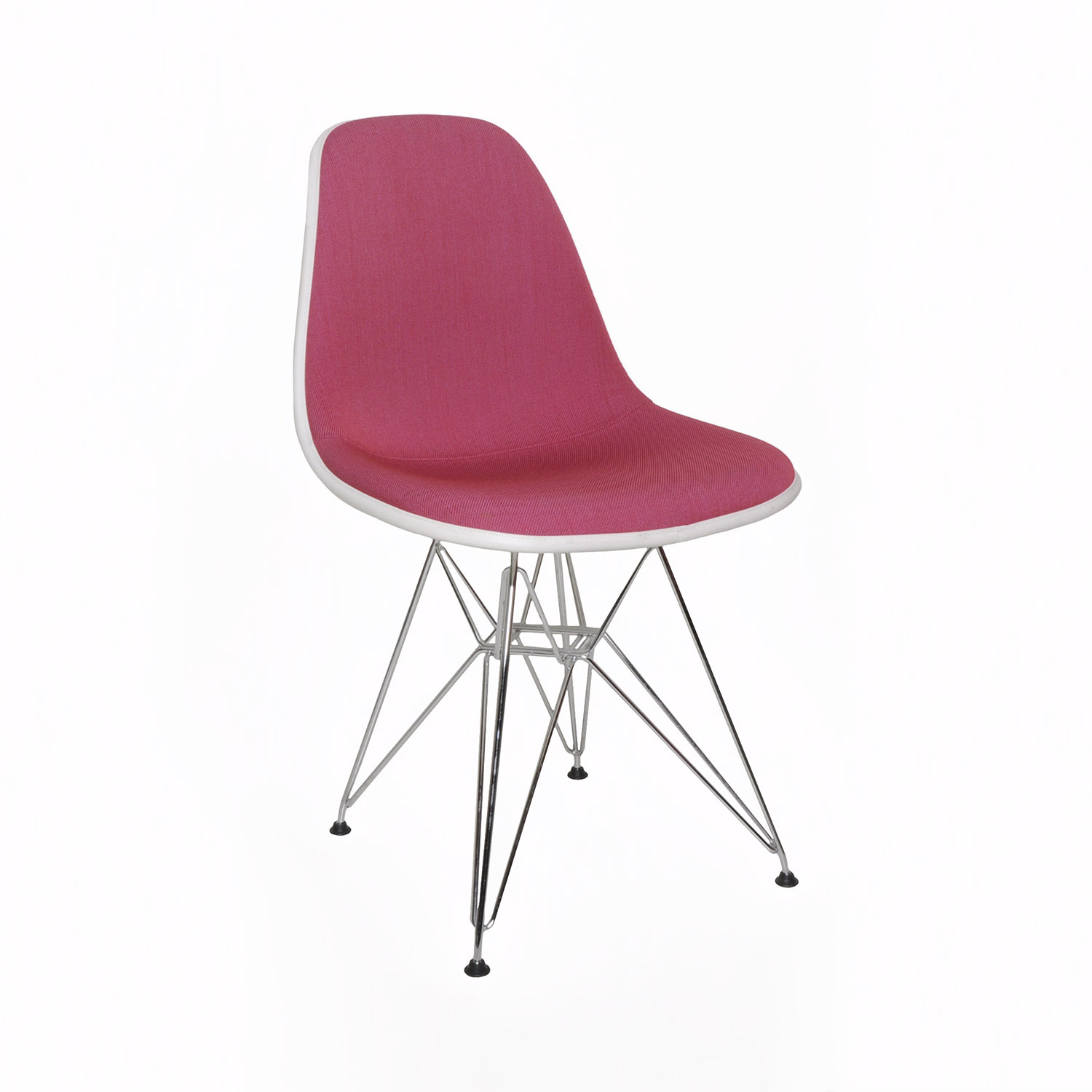 Stol Vitra Eames Plastic Side Rosa/Vit