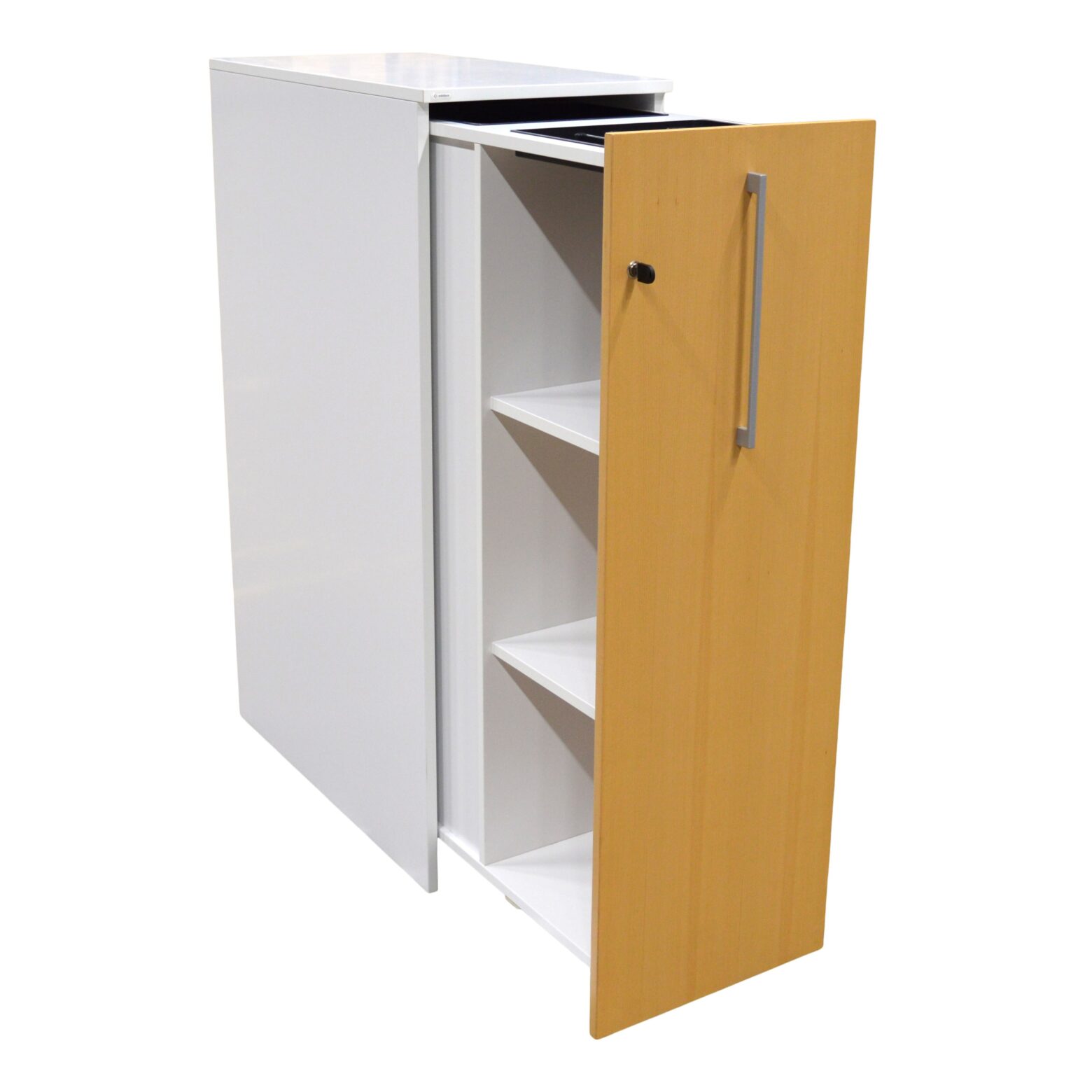 Towerförvaring Edsbyn dubbel vit / trä