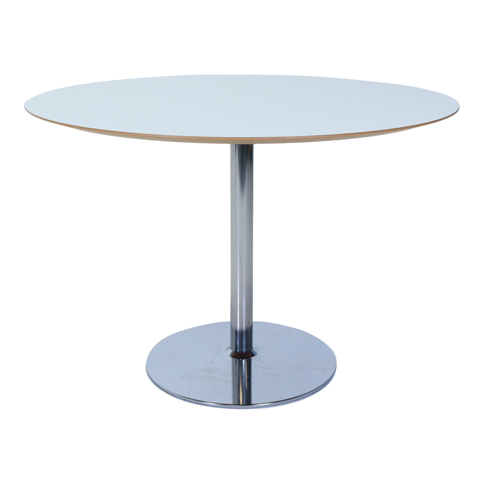 Cafébord Johanson Design Ø60 Vit/Krom