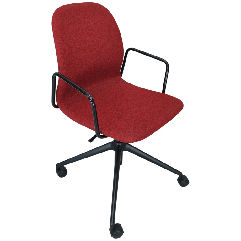 Stol EFG Archie Svart/Röd - RP