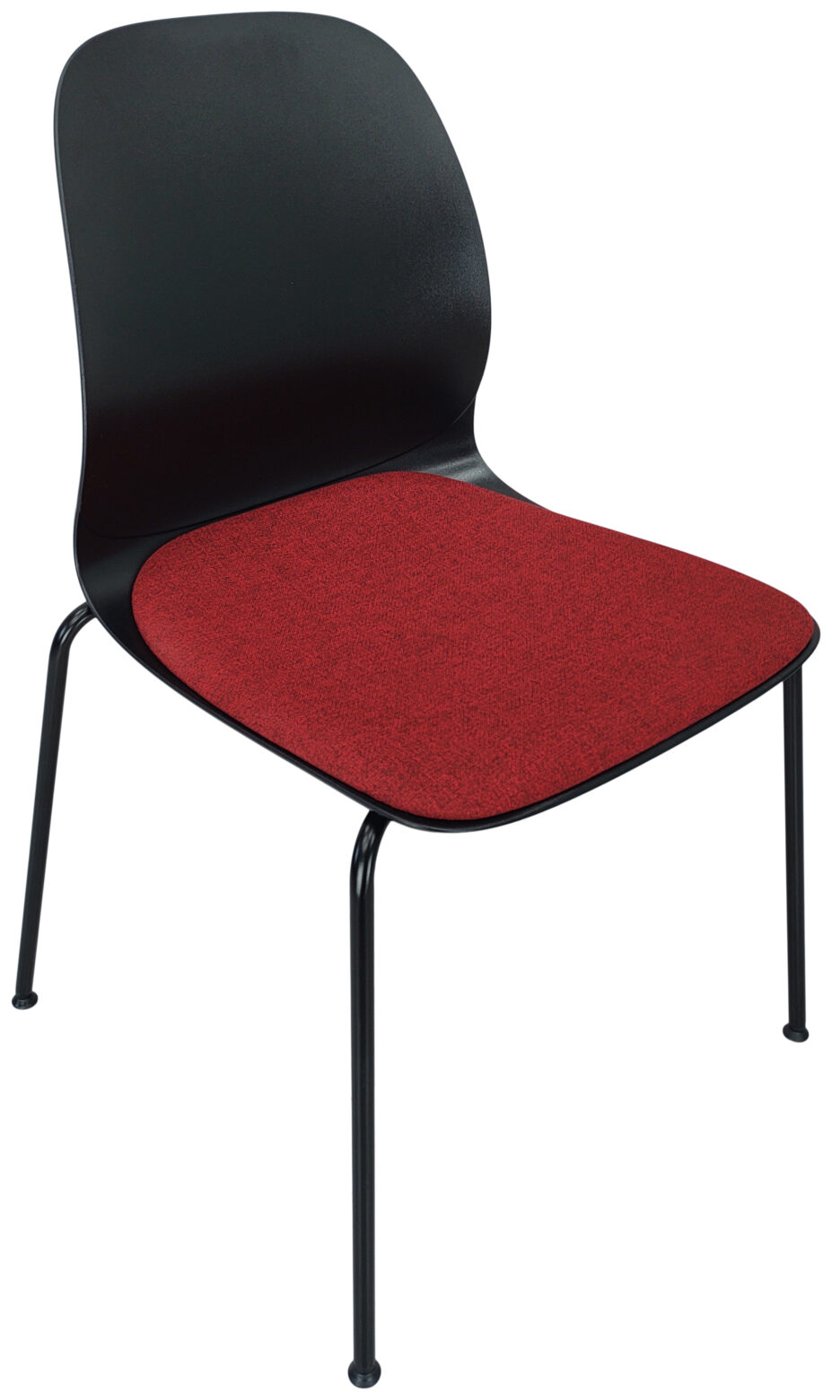 Stol EFG Archie Svart/Röd