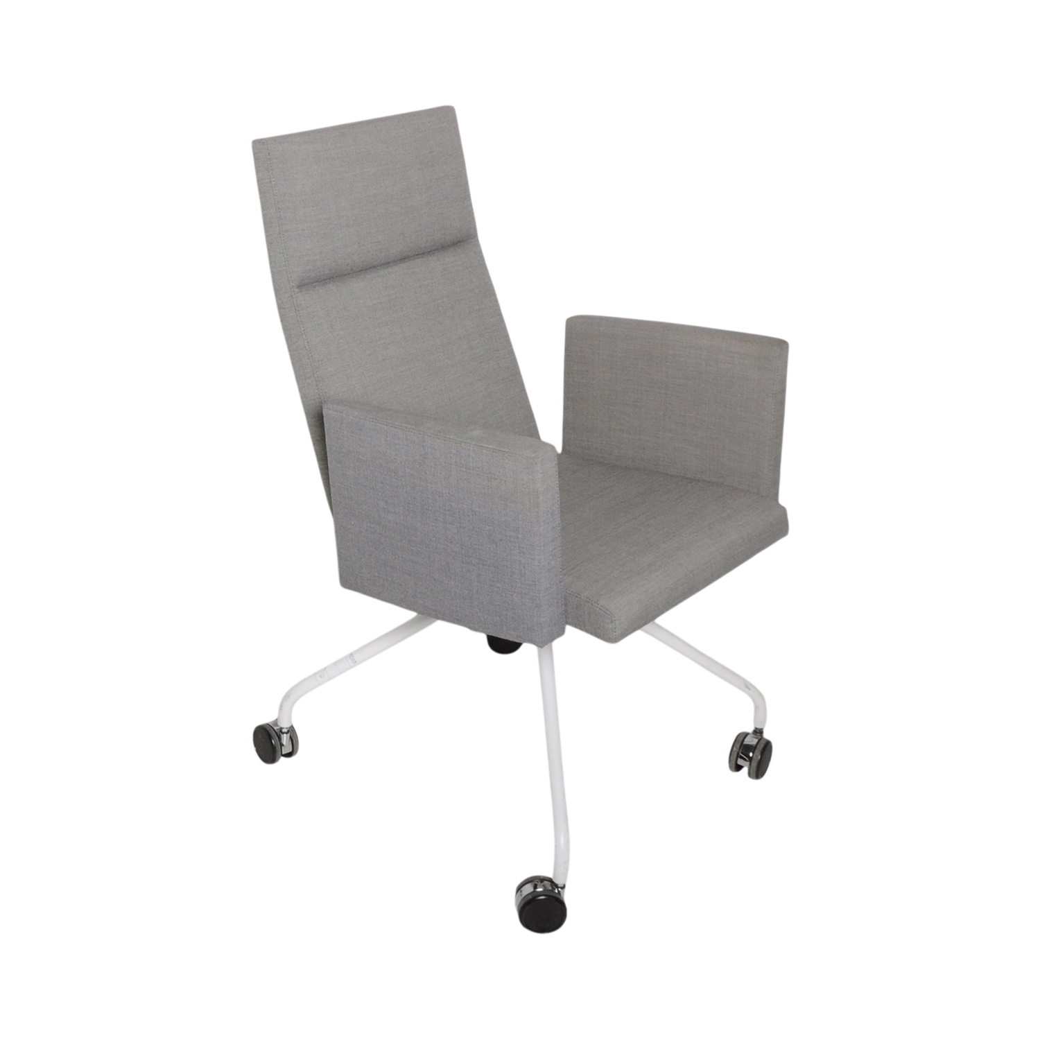 Konferensstol Martela Form grå/vit – begagnad stol