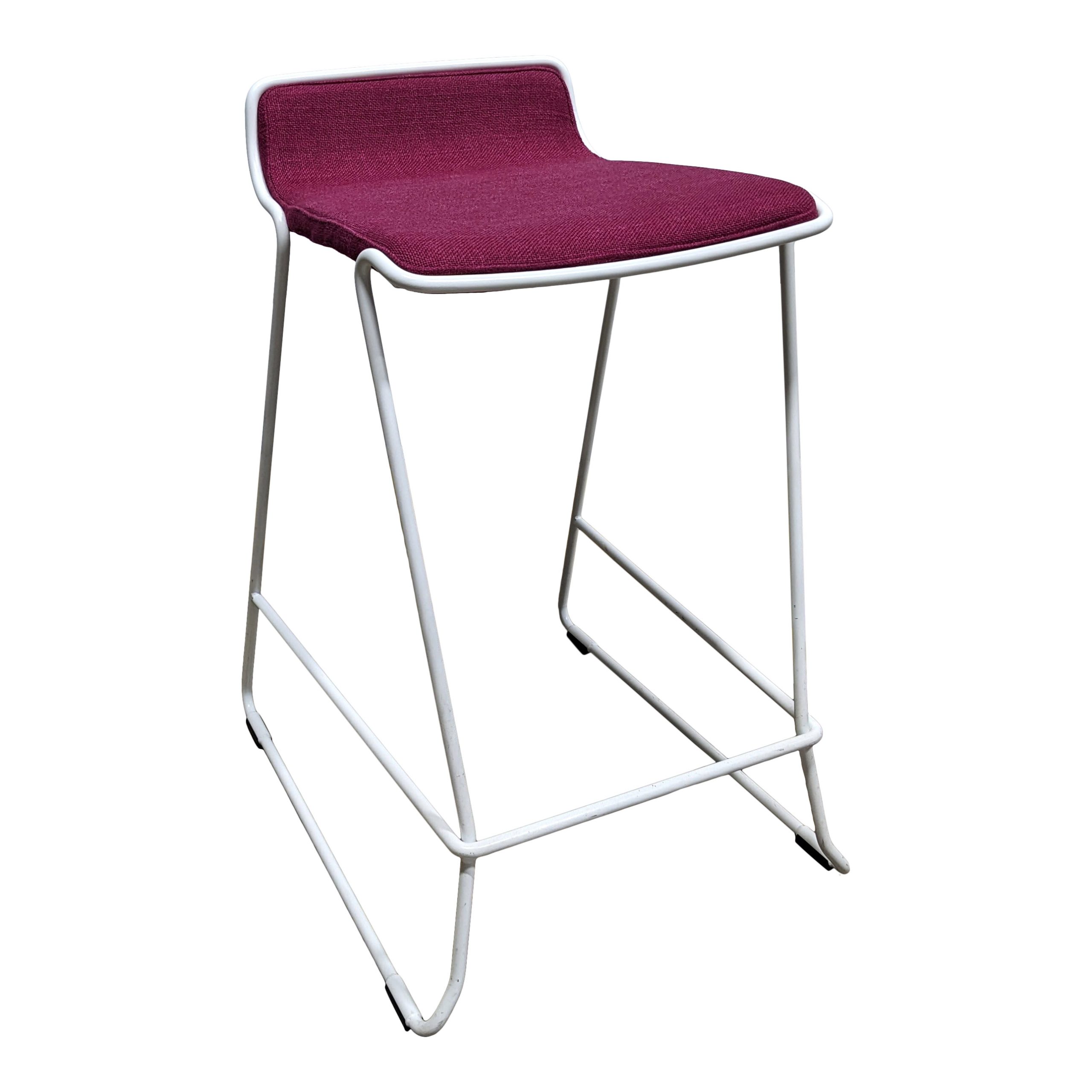 Barstol Johanson Design Speed Cerise/Vit