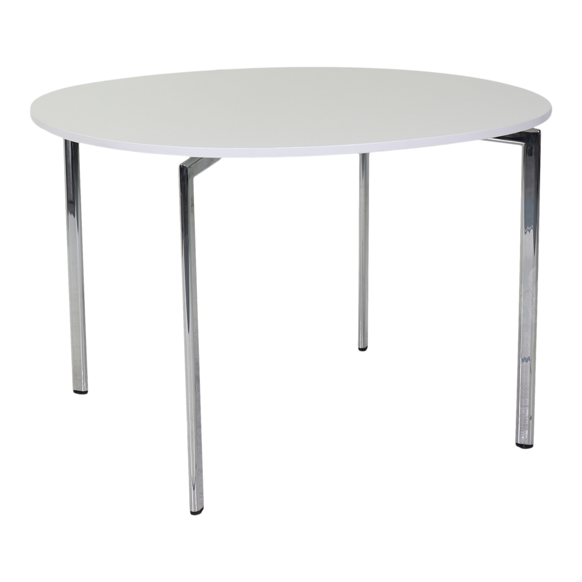 Mötesbord Lammhults Campus 110×107 Vit/Krom