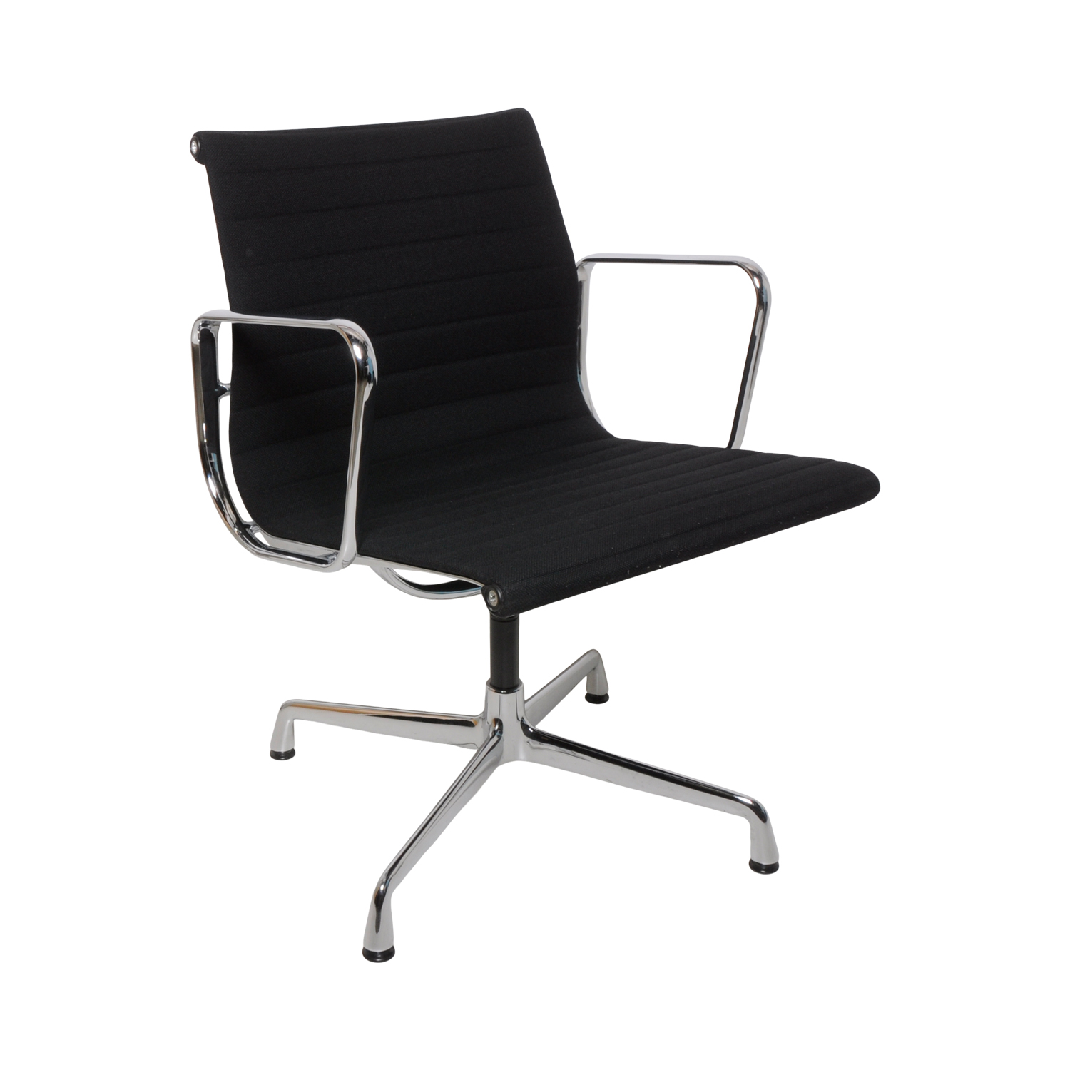 Stol Vitra Aluminium Chair EA 108 Svart