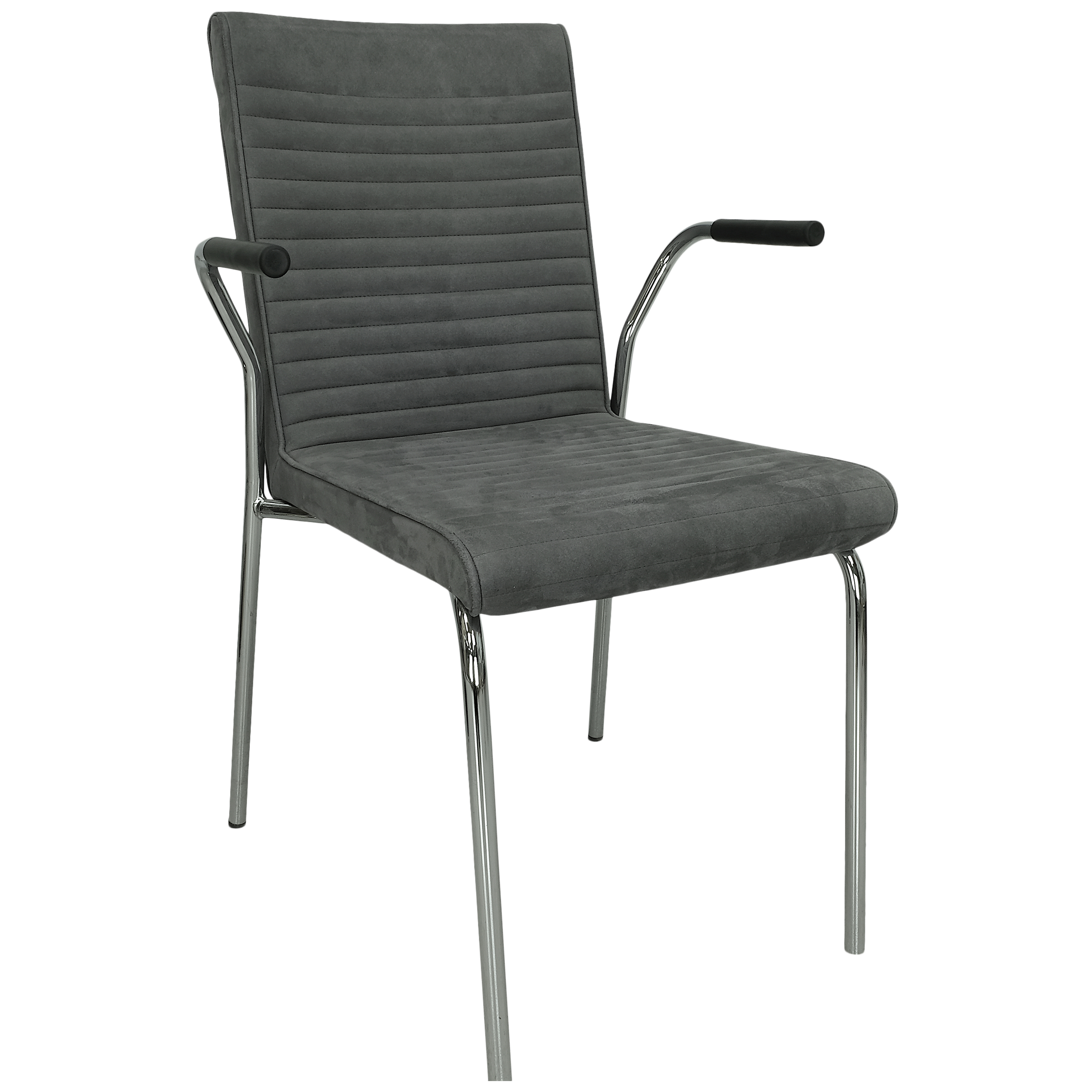 Karmstol Offecct Quick Grå/Krom