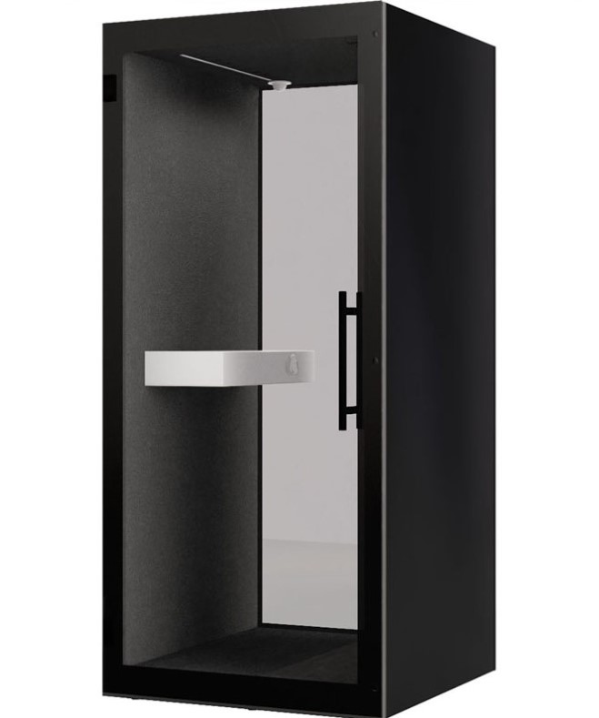 Telefonbås / Pod Silen Chatbox Single Svart/Grå