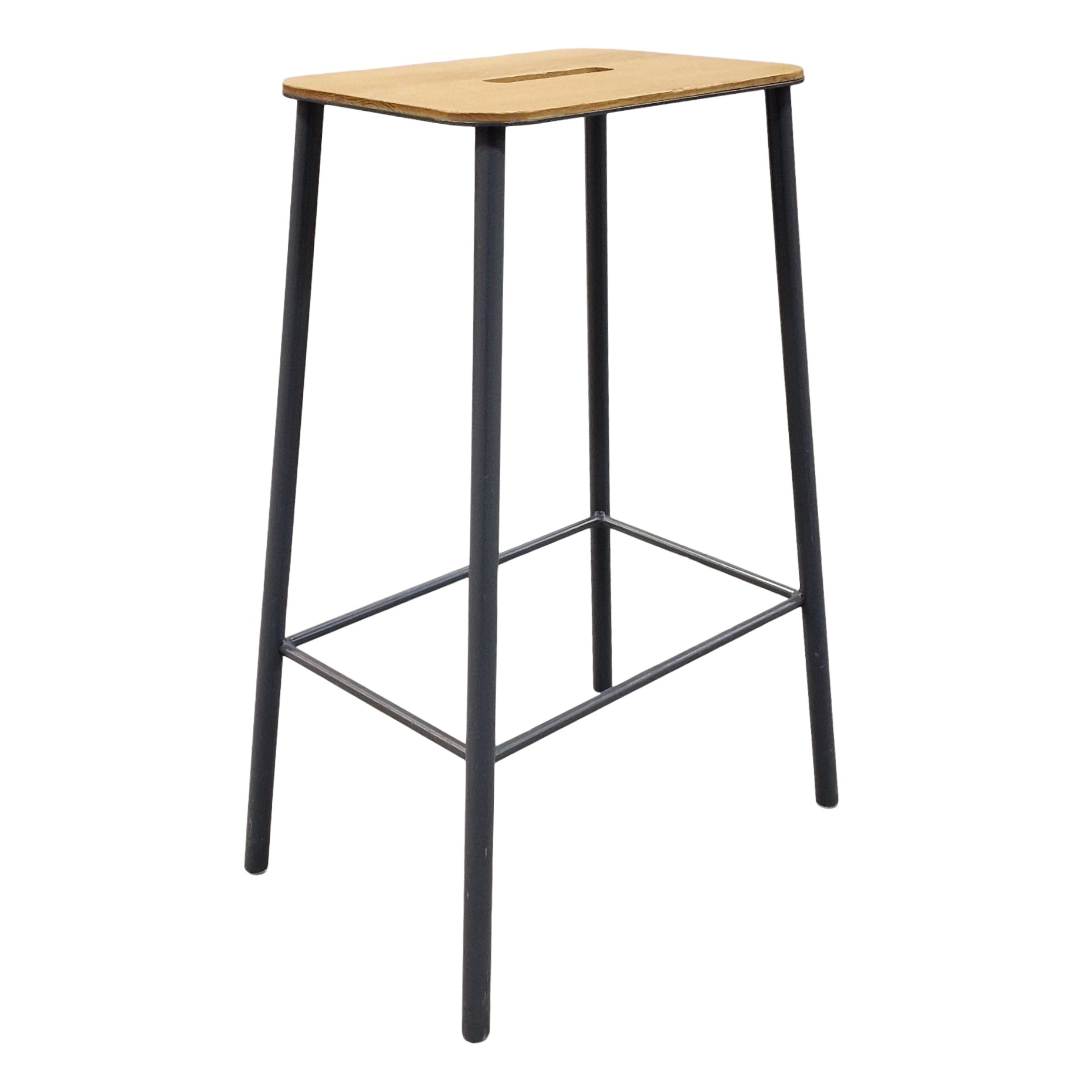 Barpall Frama Adam Stool trä/svart 65 cm | RP