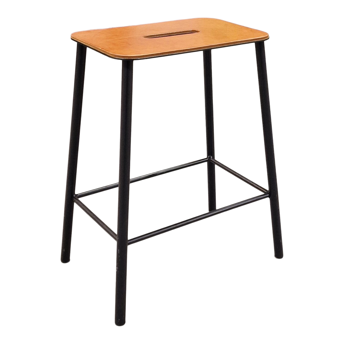 Barpall Frama Adam Stool brun/svart 65 cm | RP