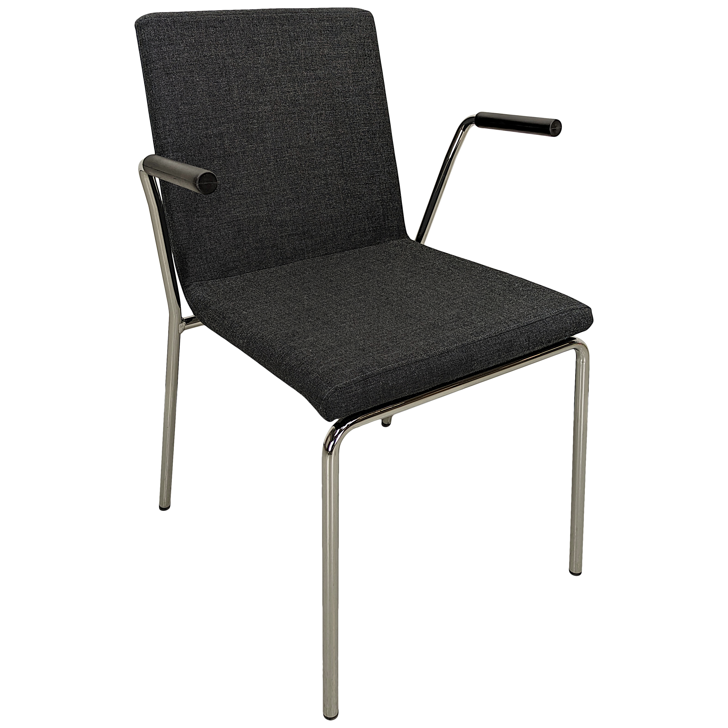 Stol Skandiform Afternoon KS-155 Mörkgrå/Krom