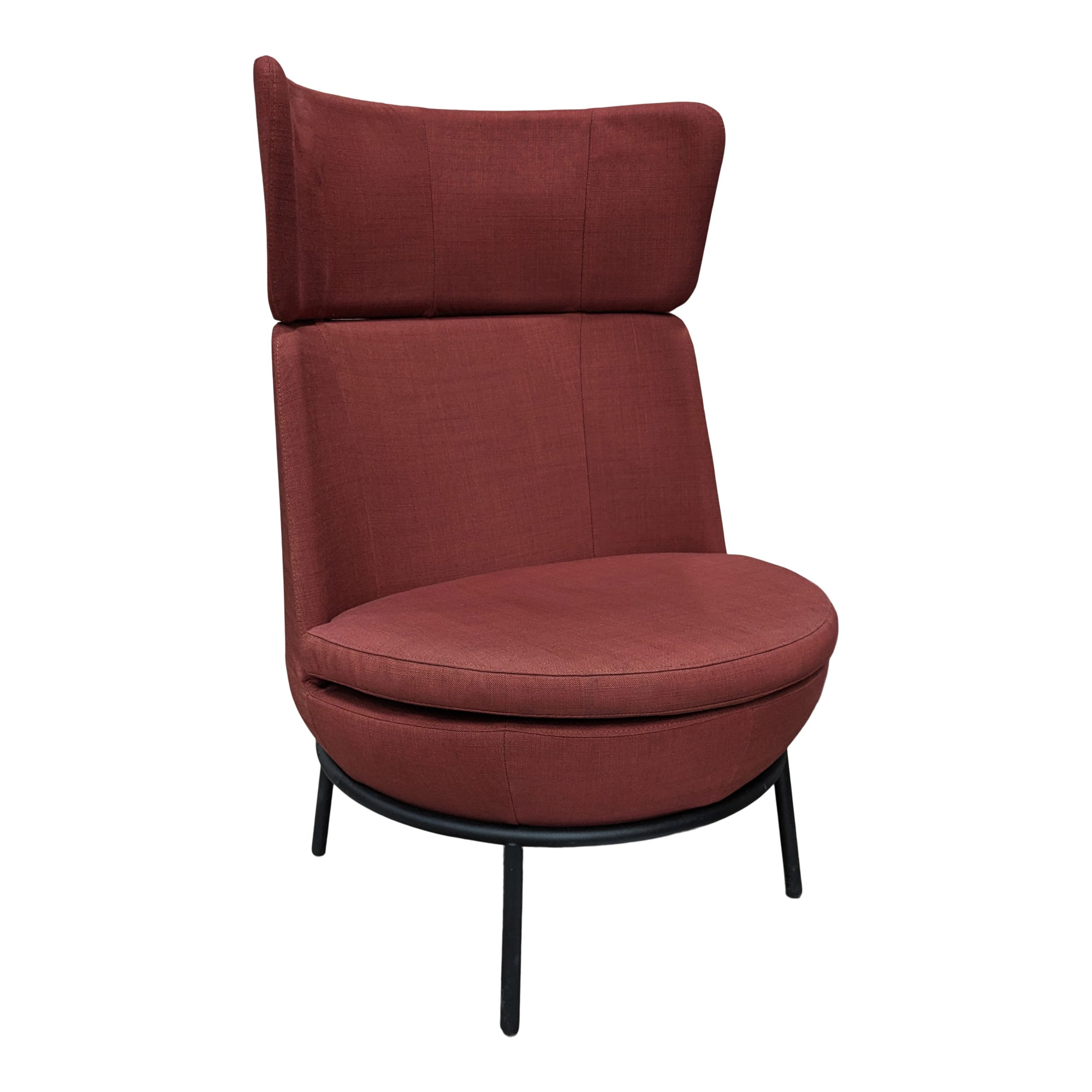 Fåtölj Pod Highback Jonas Ihreborn Mats Borgström Röd/Svart