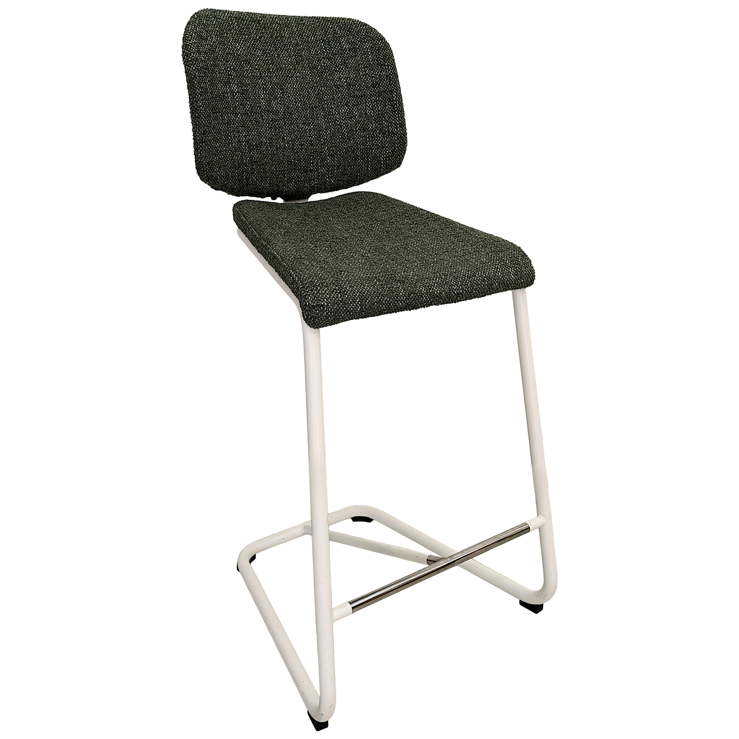 Barstol Lammhults Add Barstool 63 with back Grön/Vit