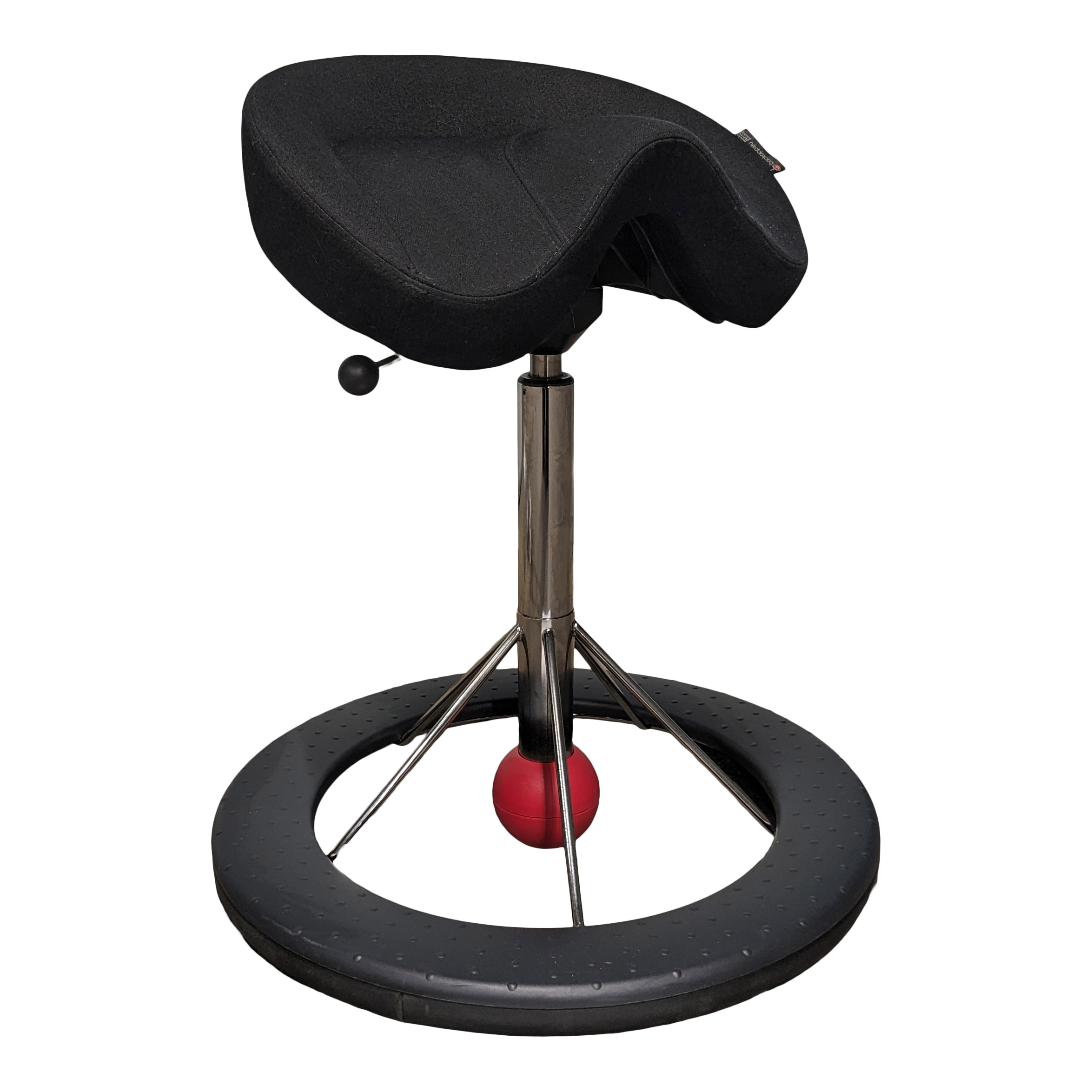 Sadelstol Back App Svart