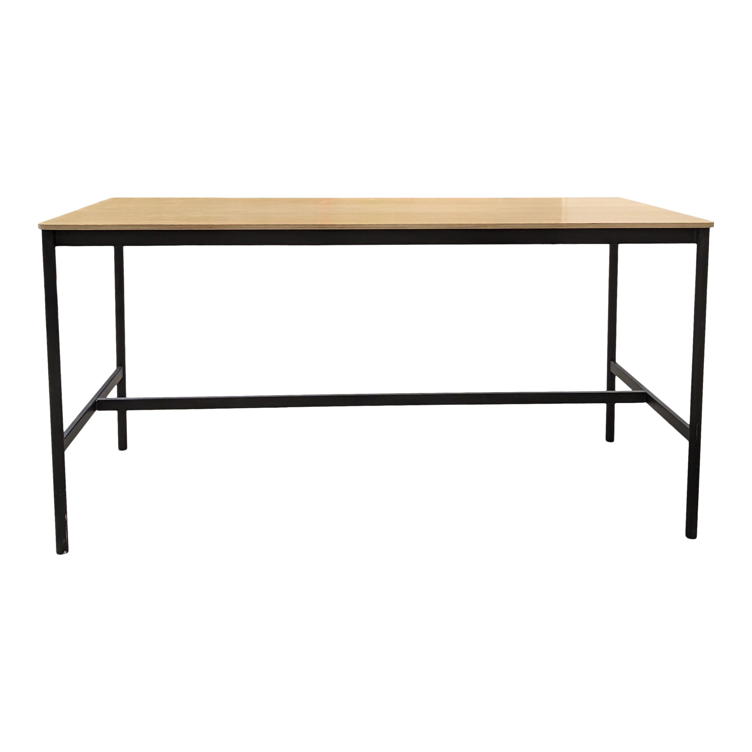 Projektbord Muuto Base high table Ek/Svart 190x85