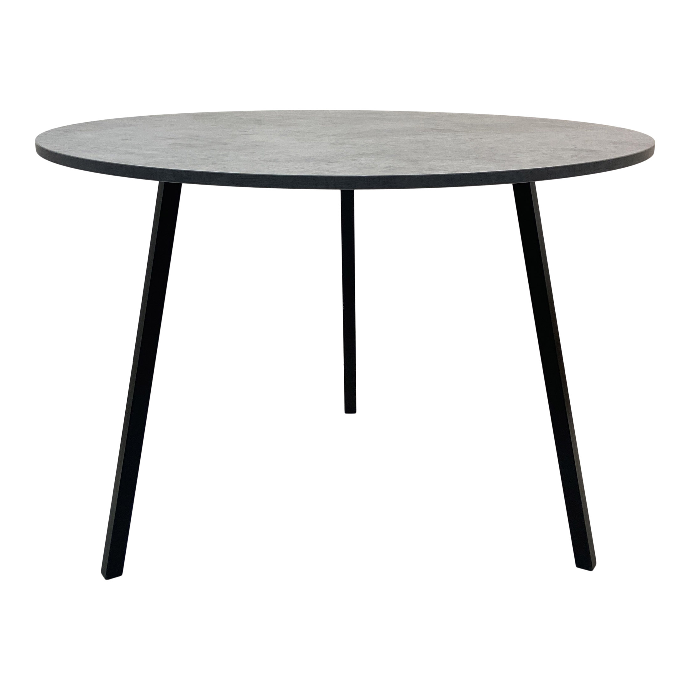 Bord HAY Loop Stand Round Svart/Sten Ø105